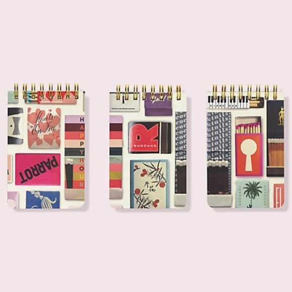 kate spade | Office | Nwt Kate Spadeset Of 3strike A Match Notepads ...